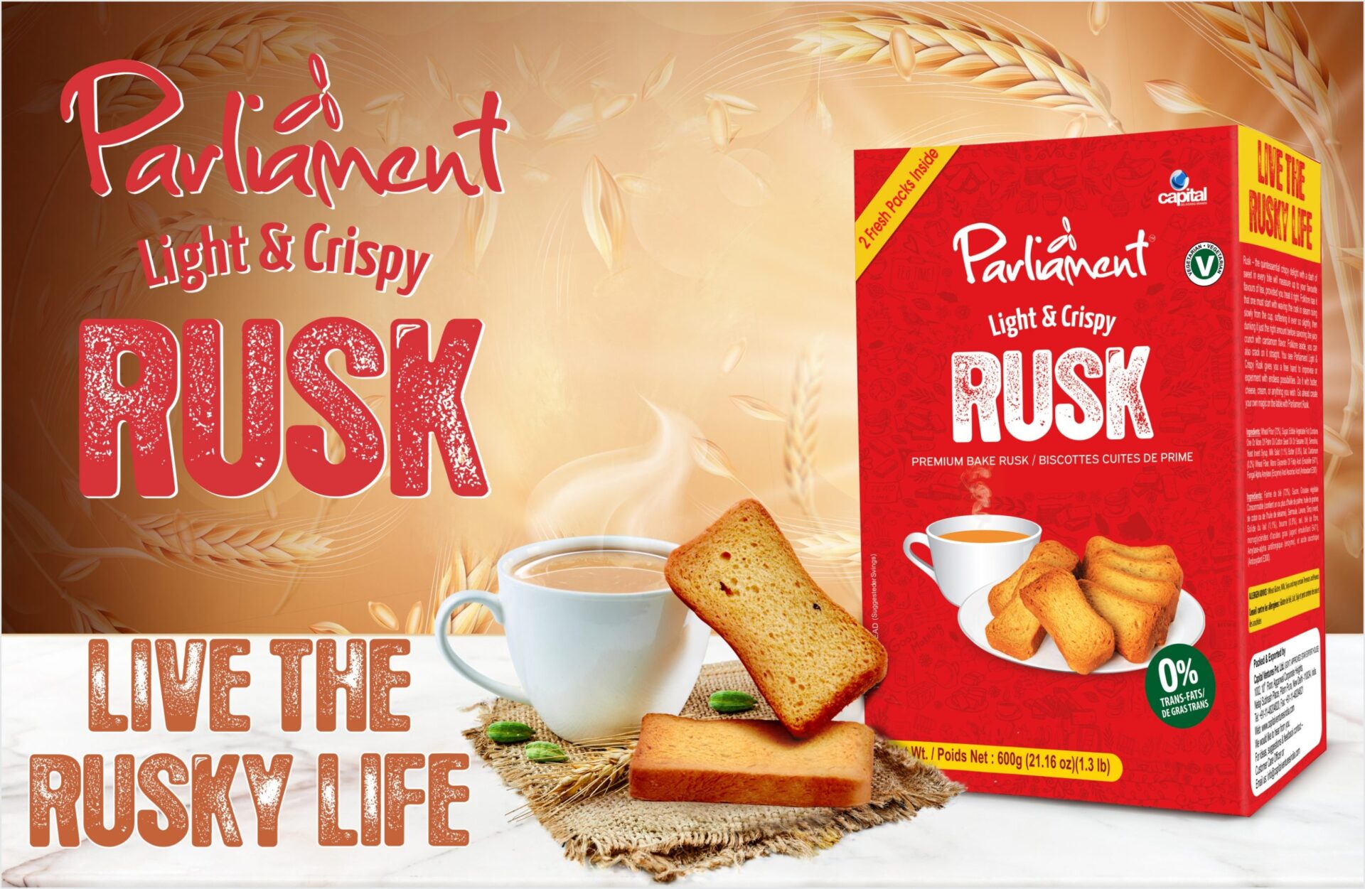 Parliament Rusk: A Delightful Classic Snack Loved Across Generations – DrishtiTrading