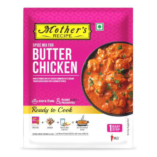 Mother's Recipe Butter Chicken Spice Mix 100g | Butter Chicken Mix ...