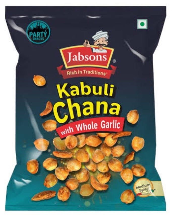 Jabsons Kabuli Chana with Garlic 150g | Healthy Roasted Chana Online ...